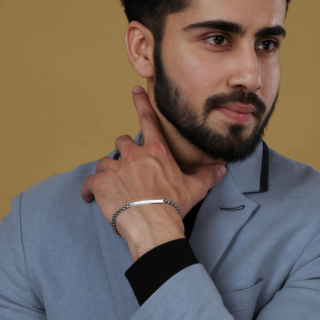 Buy Silver Jewellery for Men and Boys @ Best Prices | TrueSilver