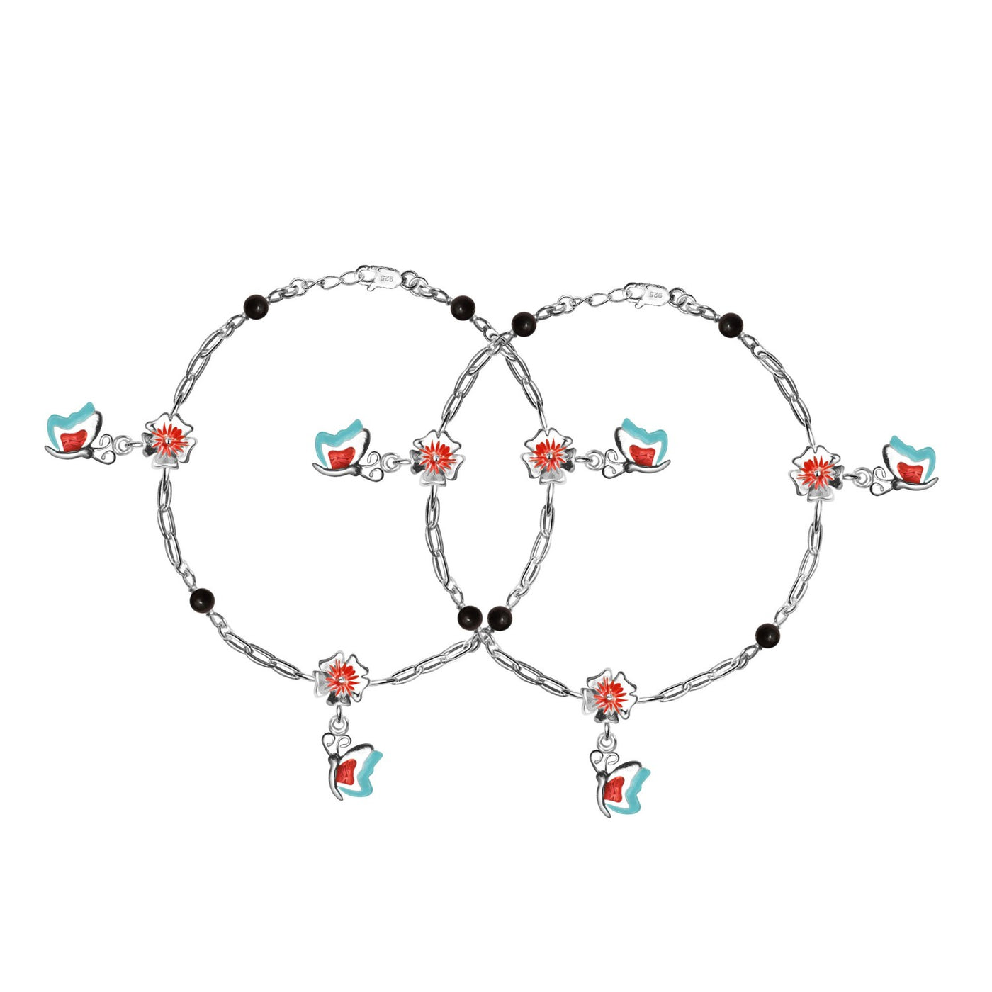 Buy Silver Anklets for Kids Girls & Boys Online in India