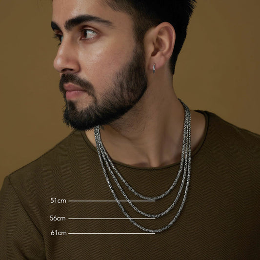 Buy Silver Chain for Men Online at Affordable Price in India