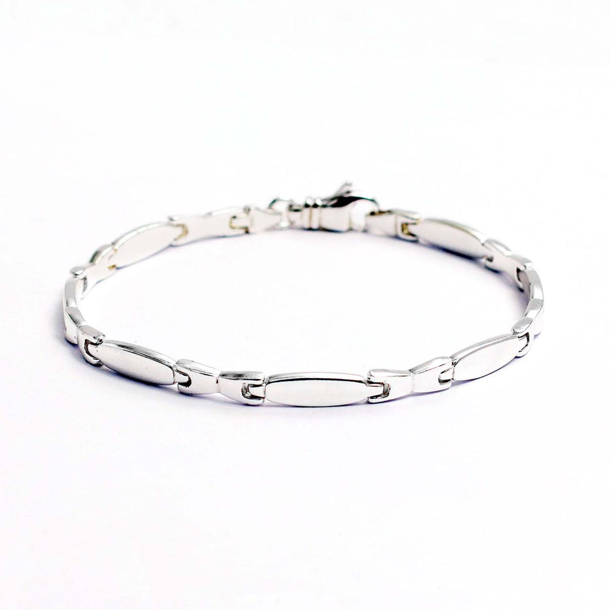 Buy BIS Hallmarked 925 Sterling Silver Designer Chain Link Bracelet for Men