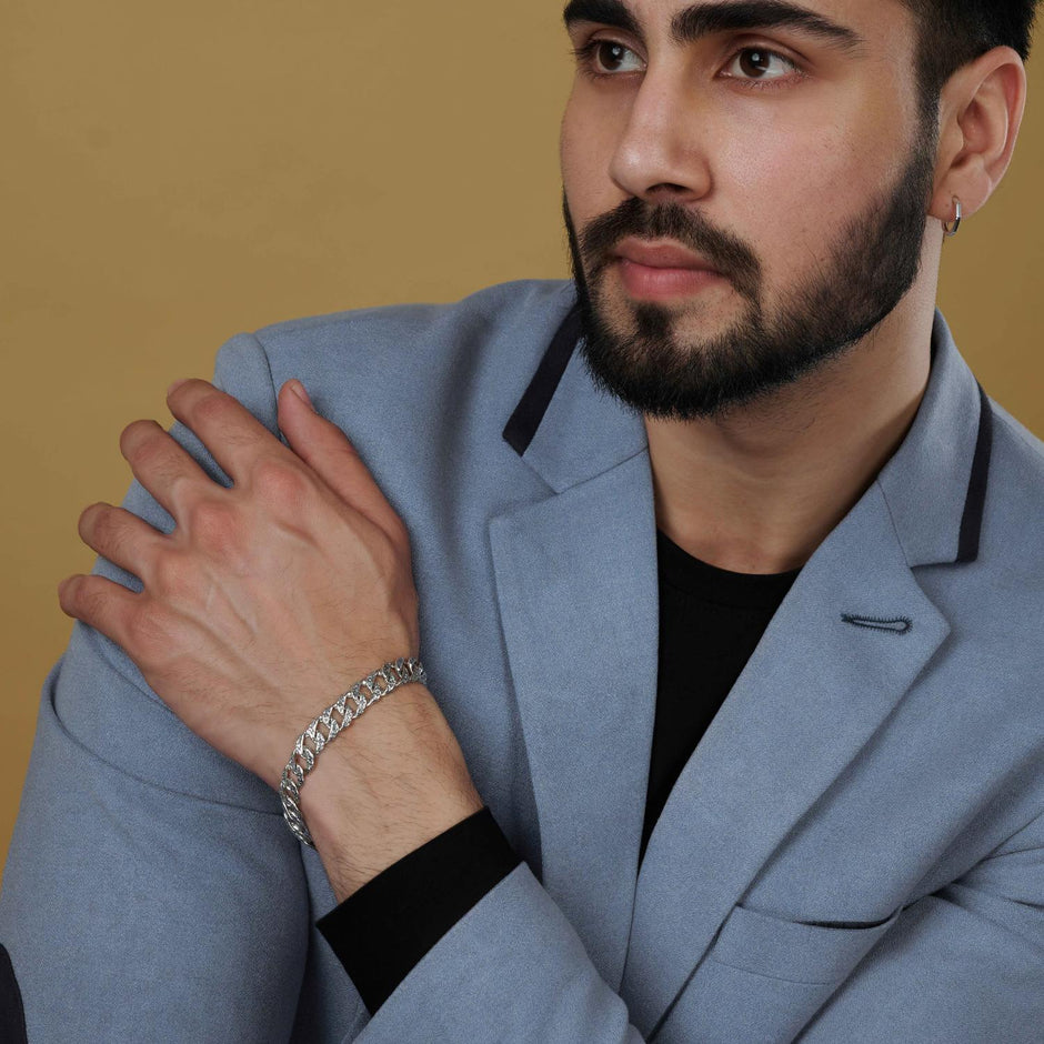Shop Silver Bracelets for Men with Modern Designs | TrueSilver