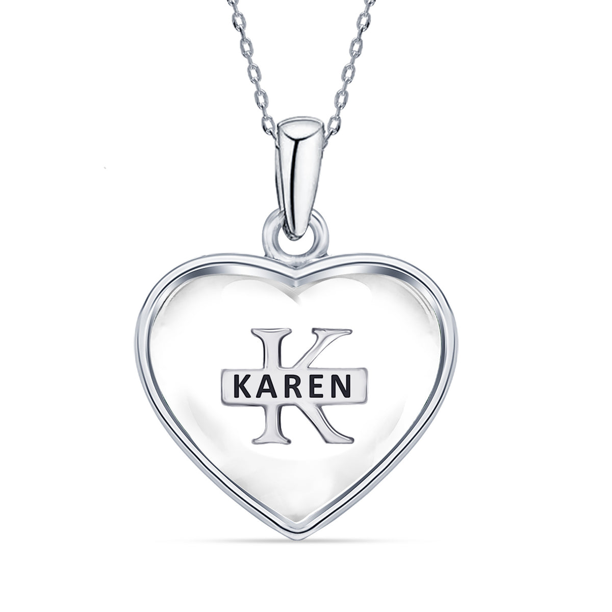 Buy Personalised Silver Necklace Online at Best Price - Truesilver