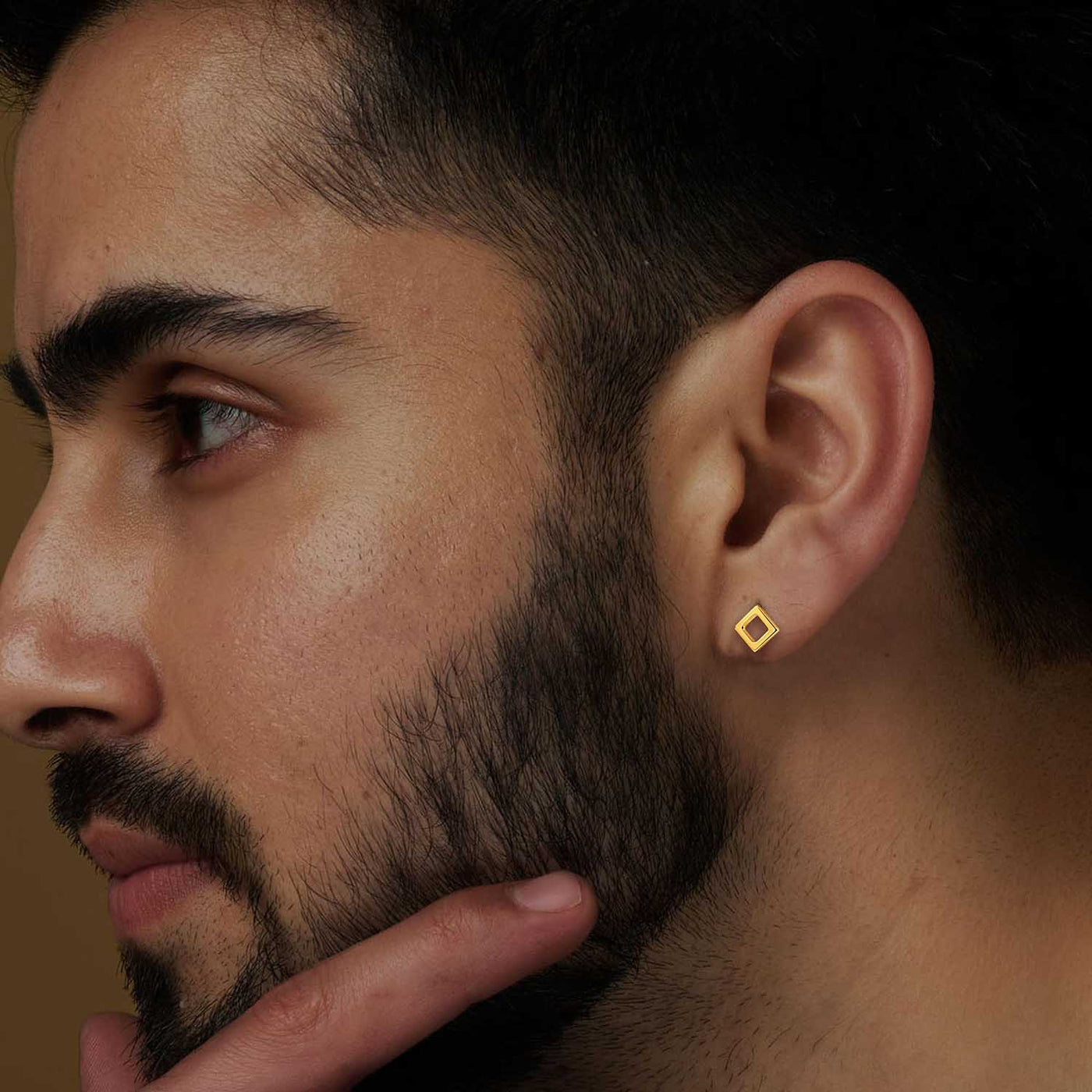 Buy Silver Earrings for Men with Modern Designs | TrueSilver