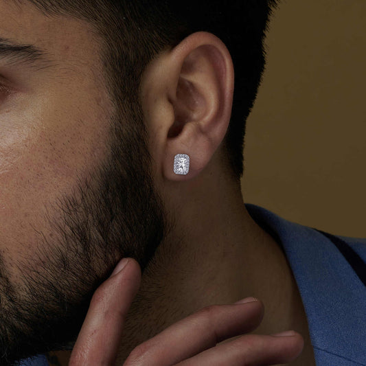 Silver Earrings for Men & Boys | Premium Quality Designs