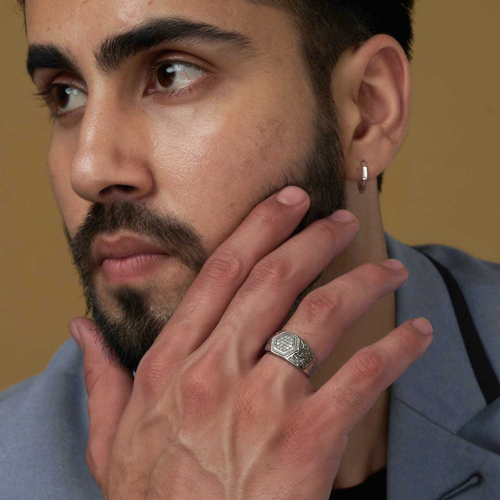 Buy Silver Rings for Men & Boys with Best Designs | Truesilver