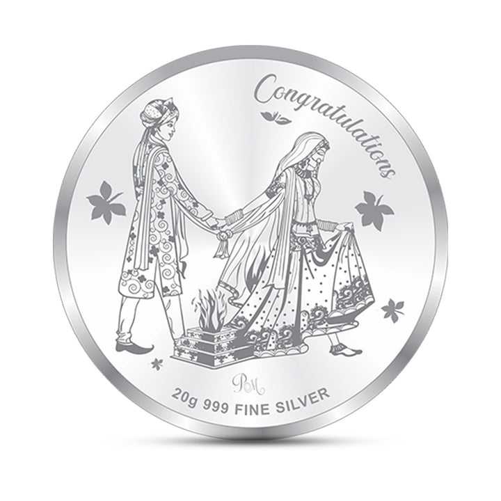 Shop 20 gm silver coin available at best price | Truesilver