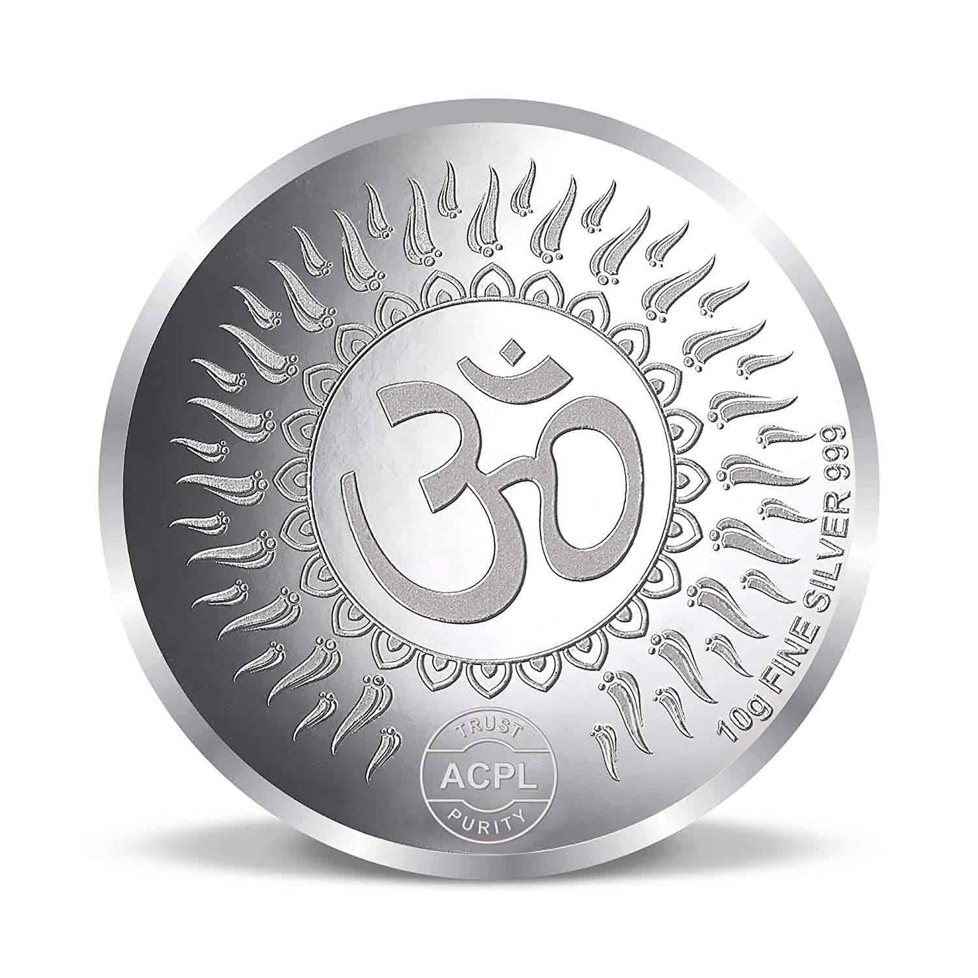 Shop Certified 10 gm Silver Coin in India | Truesilver