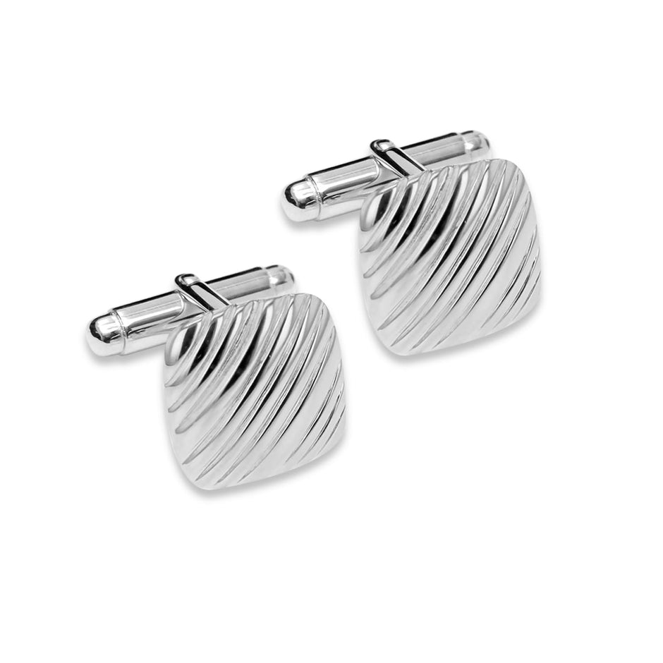 Buy Silver Cufflinks for Men at Best Prices | Truesilver