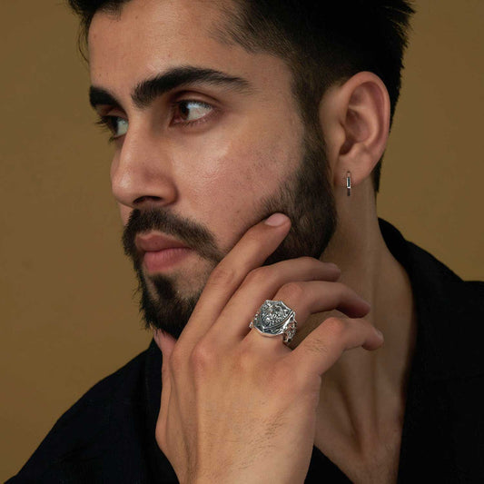 Shop 925 Sterling Silver Rings for Men Online | Truesilver