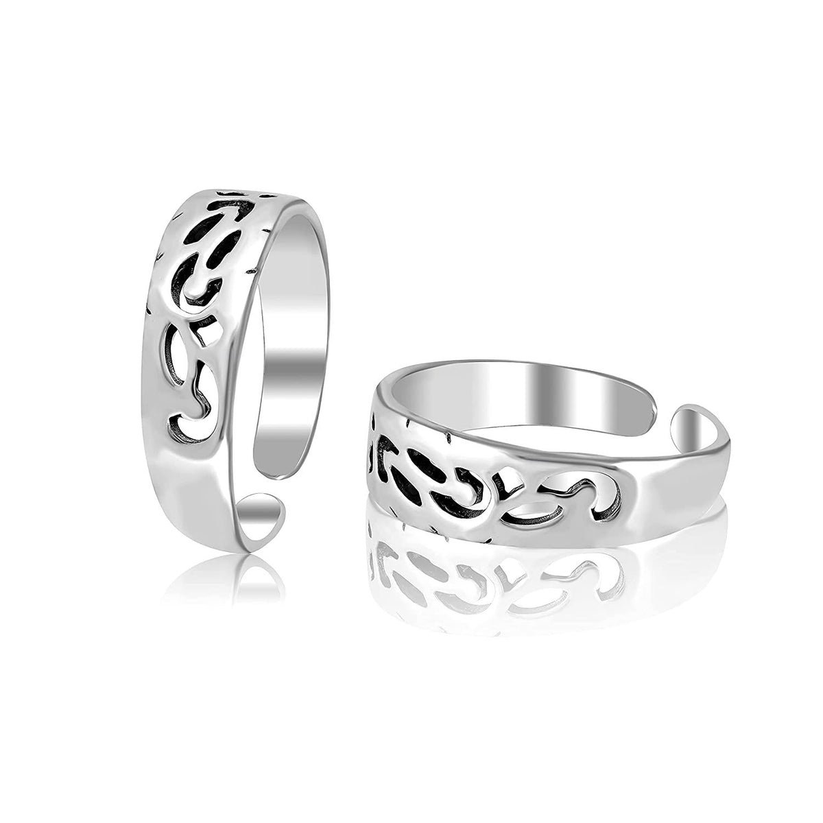 Buy 925 Sterling Silver Toe Rings Online for Women | TrueSilver