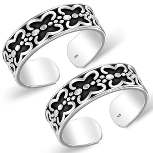 Buy 925 Sterling Silver Toe Rings Online for Women | TrueSilver