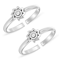Buy 925 Sterling Silver Toe Rings Online for Women | TrueSilver