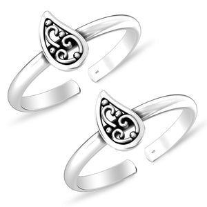 Buy 925 Sterling Silver Toe Rings Online for Women | TrueSilver