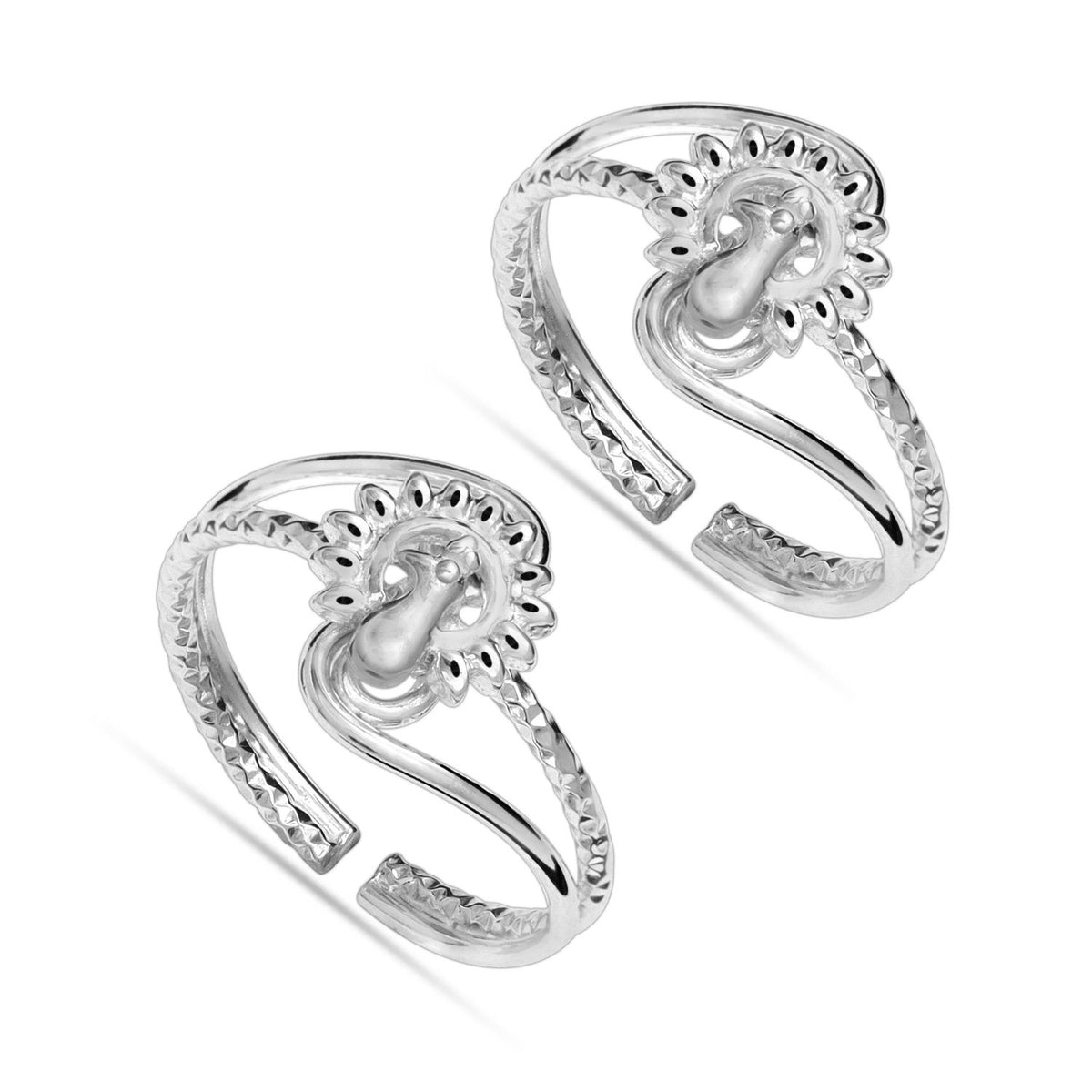 Buy 925 Sterling Silver Toe Rings Online for Women | TrueSilver