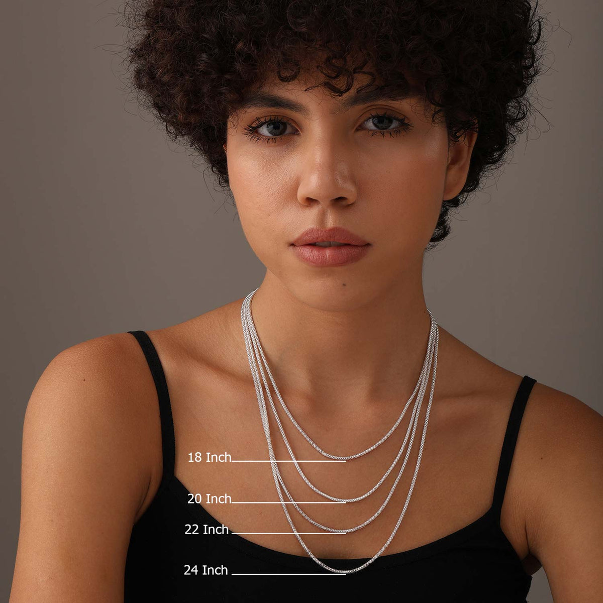 Buy Silver 925 Sterling Silver Italian Popcorn Coreana Chain for Teen ...