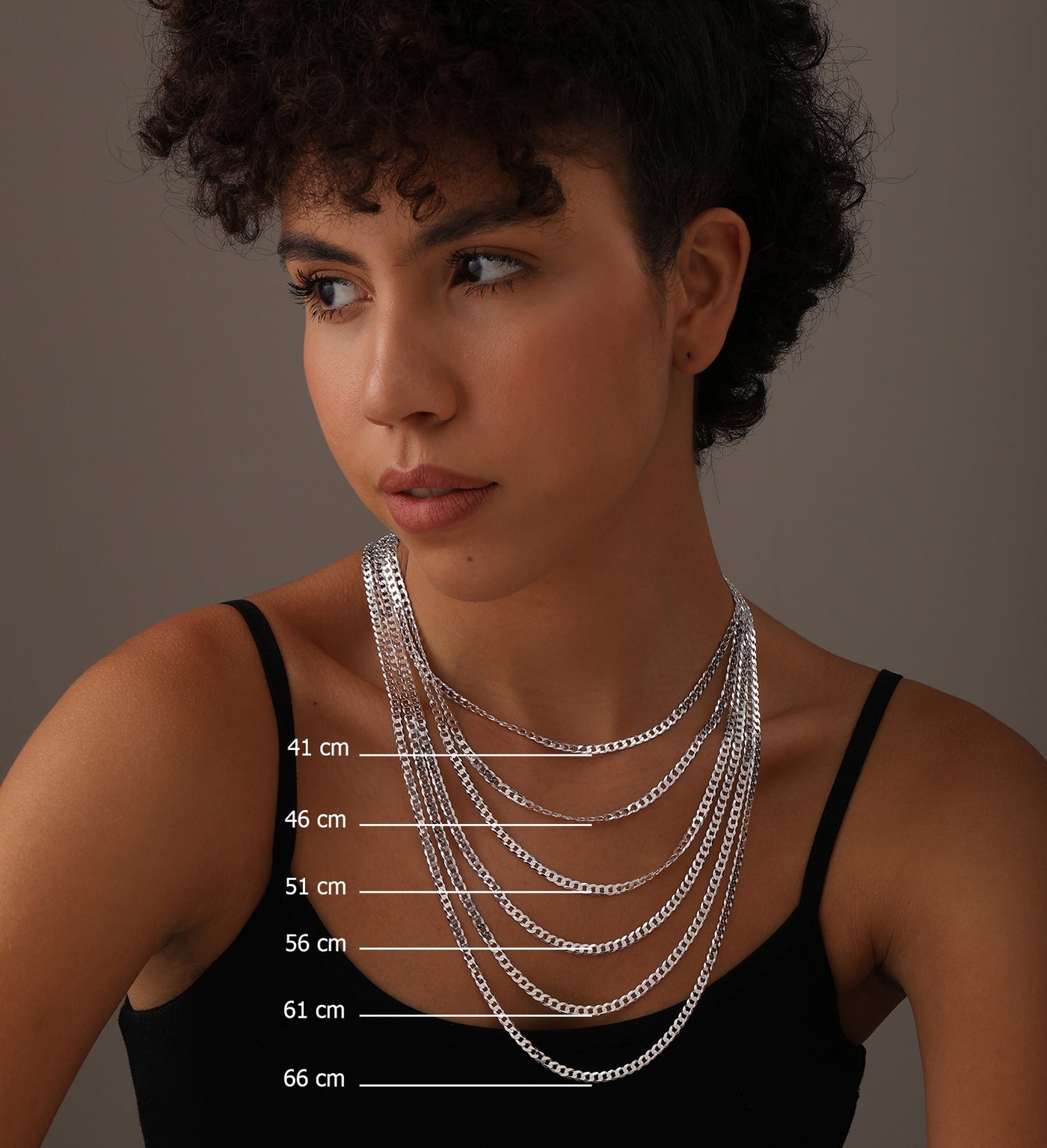 Buy 925 Sterling Silver Italian 5mm Diamond-Cut Cuban Link Curb Chain ...