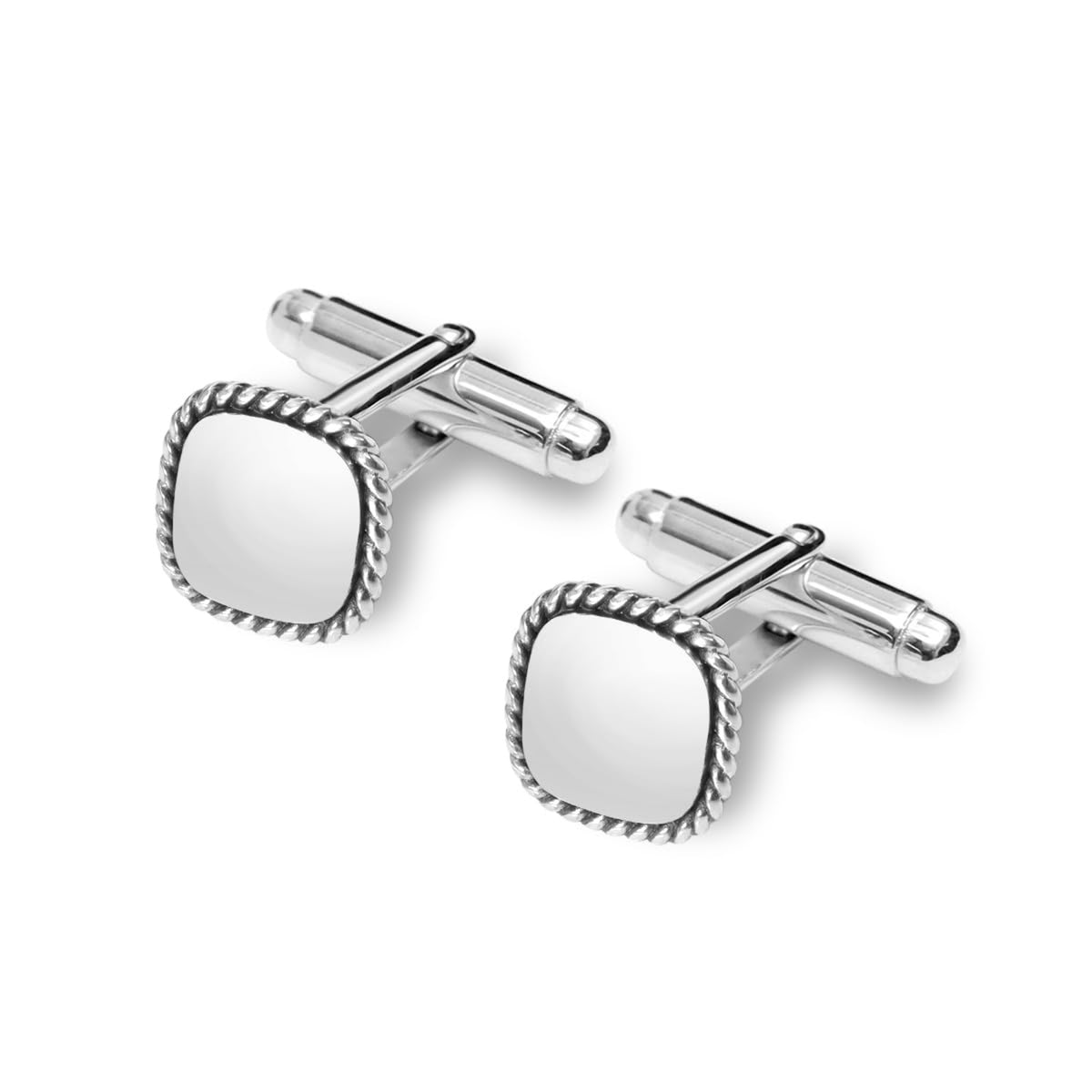 Buy Silver Cufflinks for Men at Best Prices | Truesilver