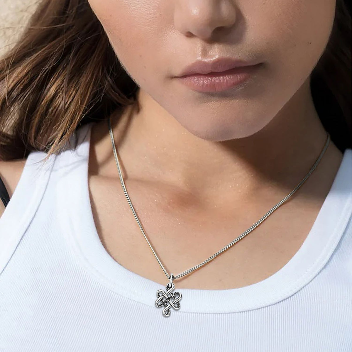 Buy Silver Pendant Necklace for Women and Girls Online | TrueSilver