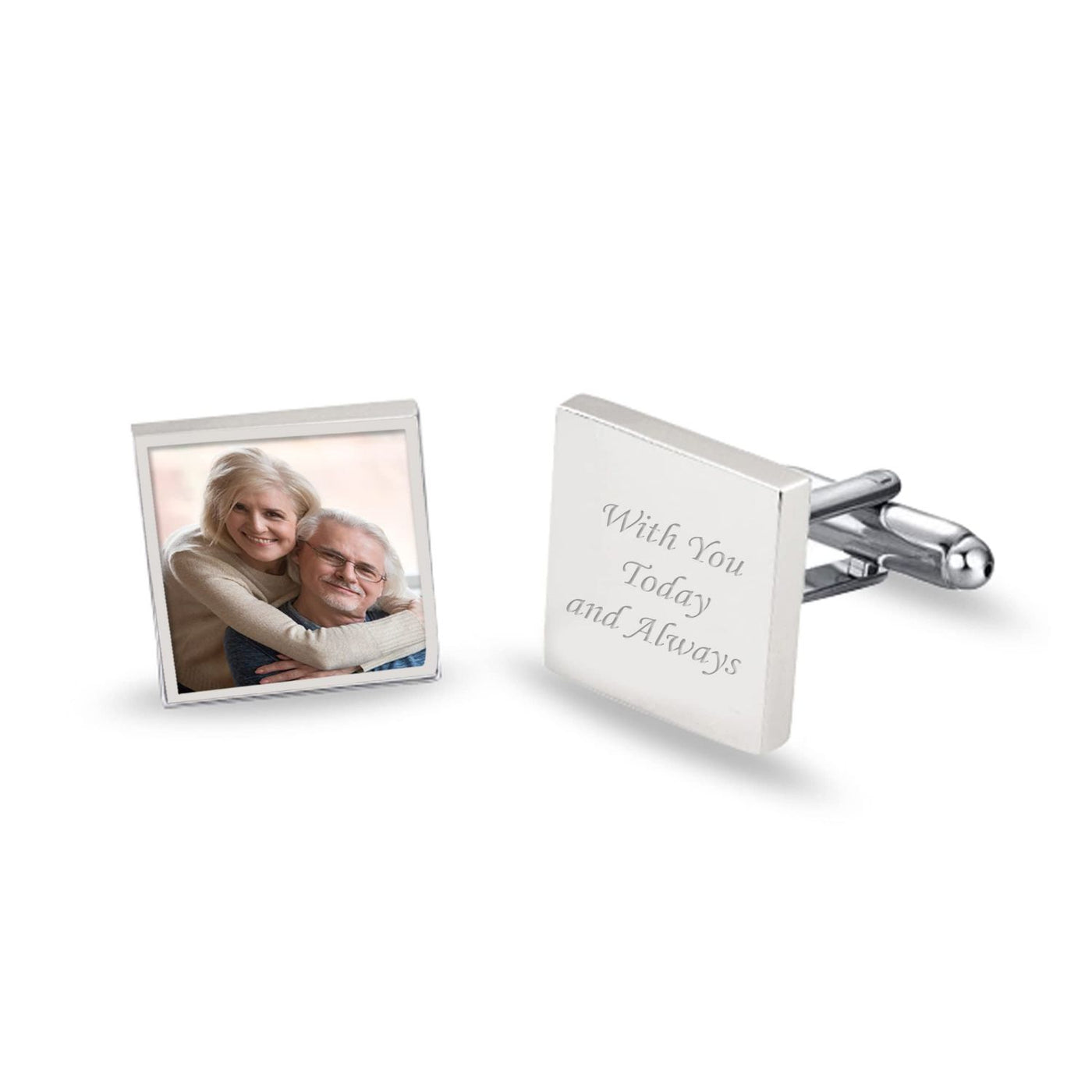 Buy Personalised Silver Cufflinks for Men & Boys Online | TrueSilver